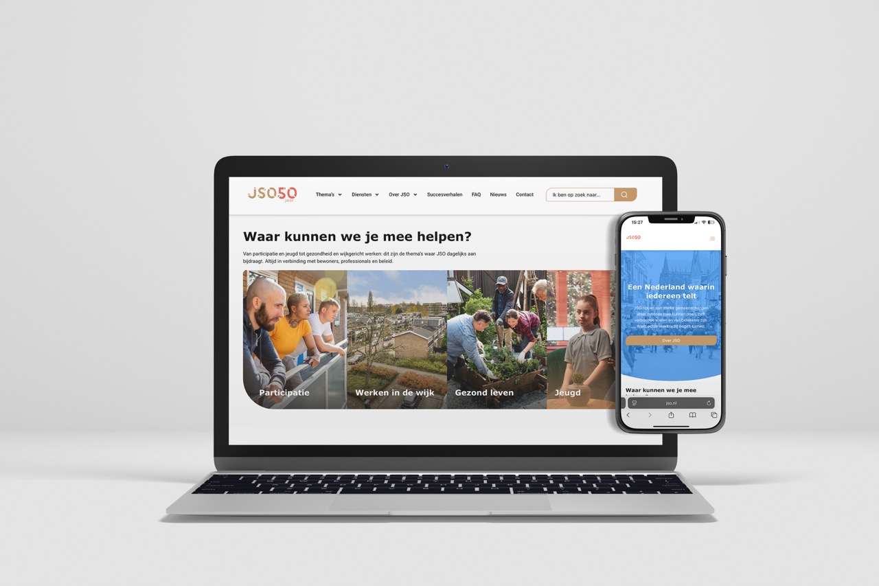 Bekijk onze nieuwe website: vragen uit de praktijk staan centraal - JSO